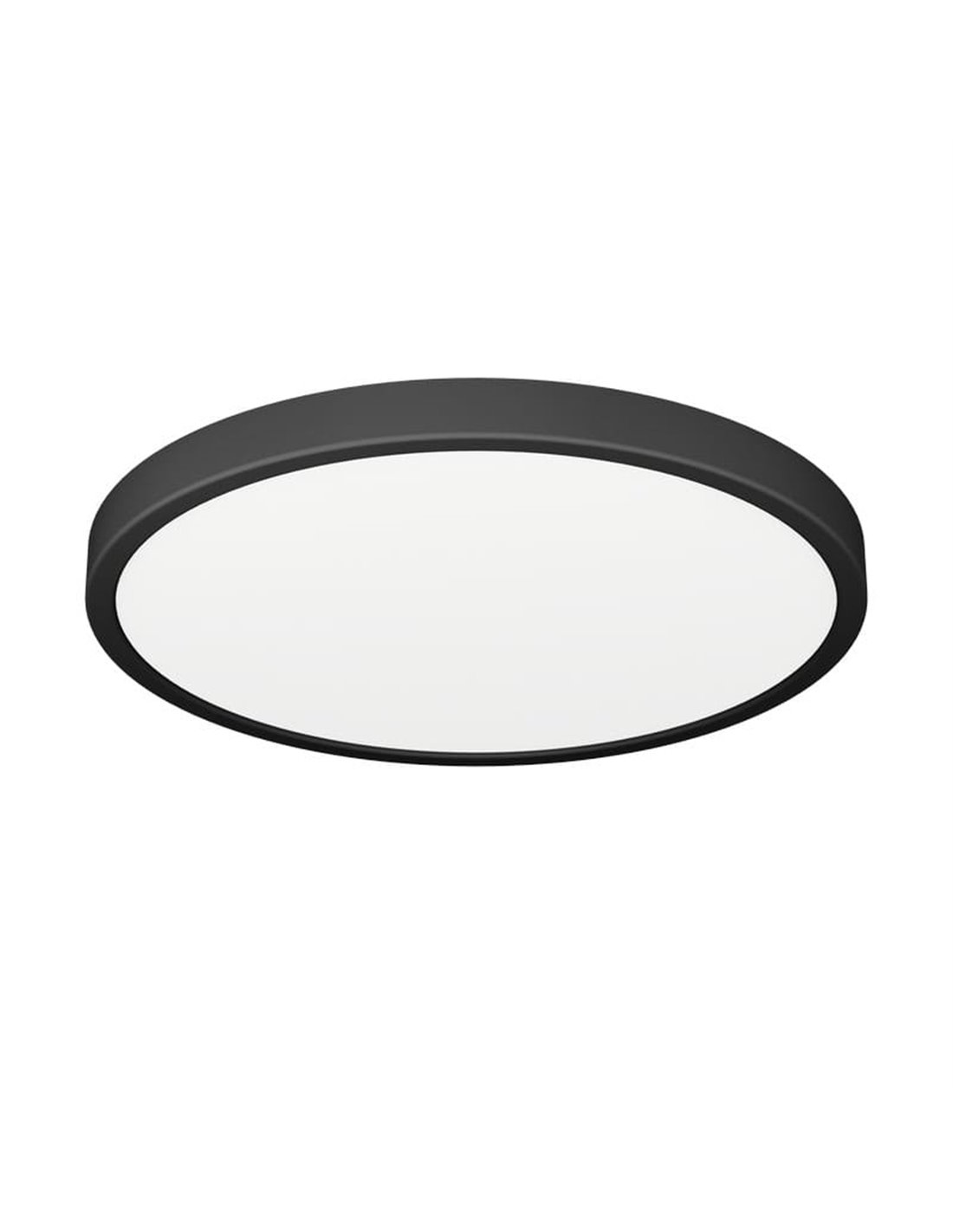 Plafón de techo LED negro Ascari 3000k de 30 o 40cm | LeonLeds.com