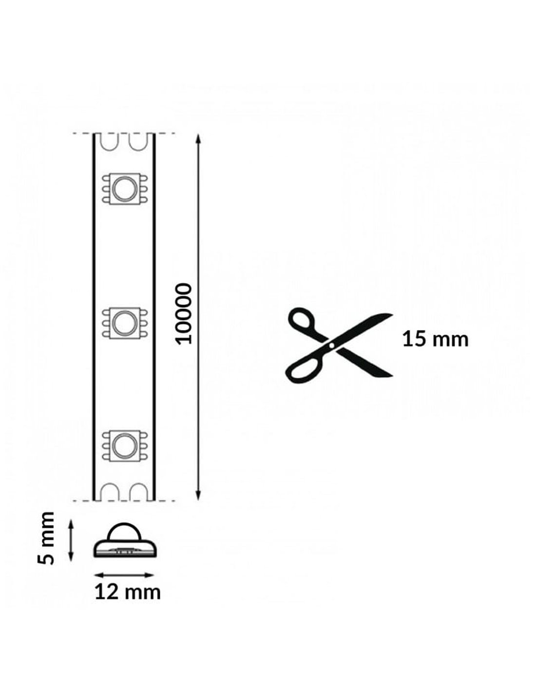 Tira LED RGBIC digital 24V SMD 6W/m | LeonLeds