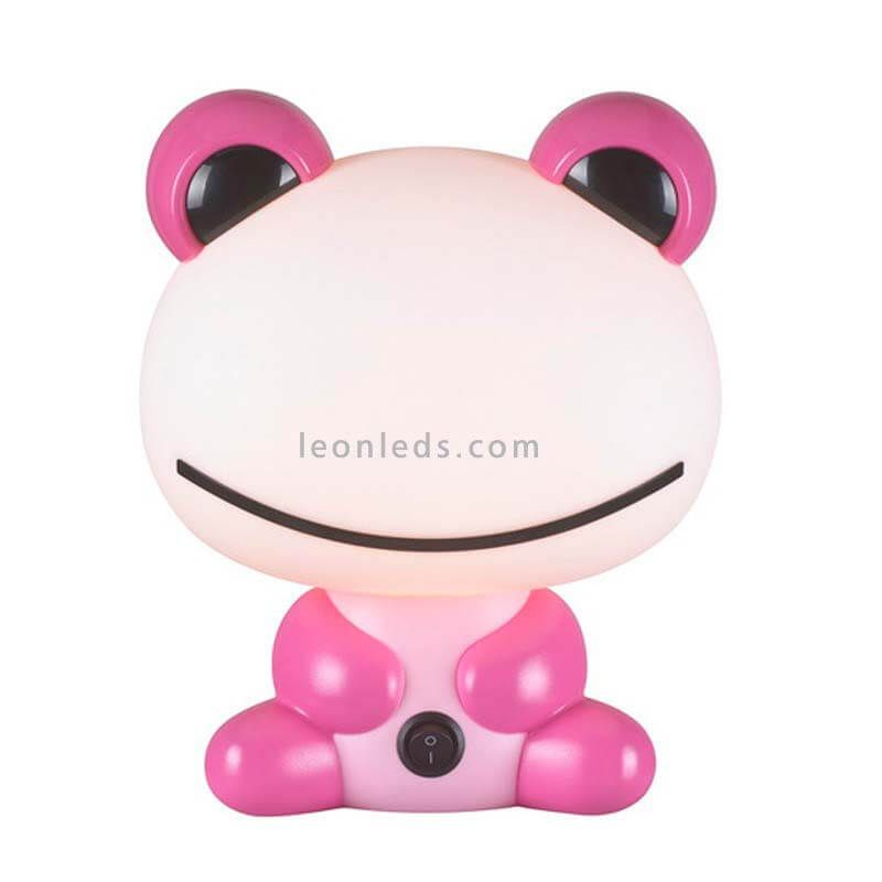 Lámpara de sobremesa rana rosa Frog original| LeonLeds.com