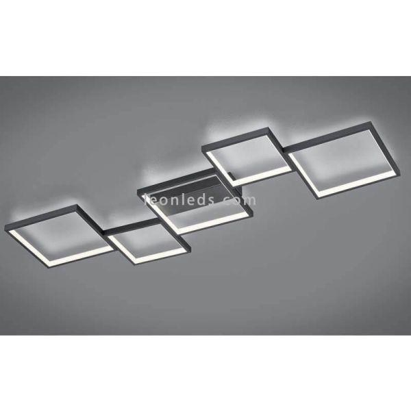 Grand plafonnier LED moderne Sorrento par Trio Lighting | LeonLeds.com