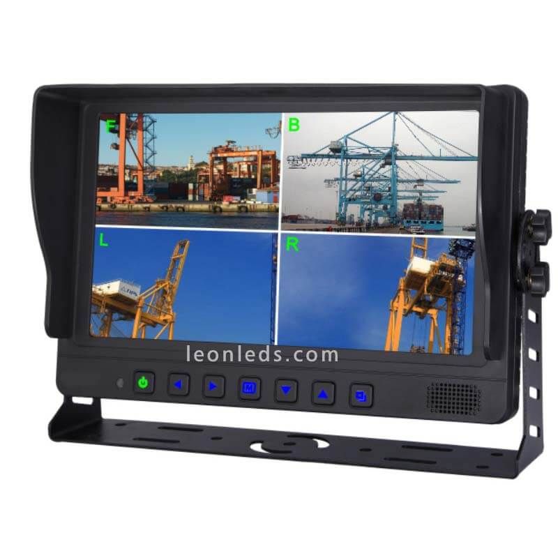 Monitor 7 pulgadas tactil TFT-LCD Color para 4 Camaras | LeonLeds.com