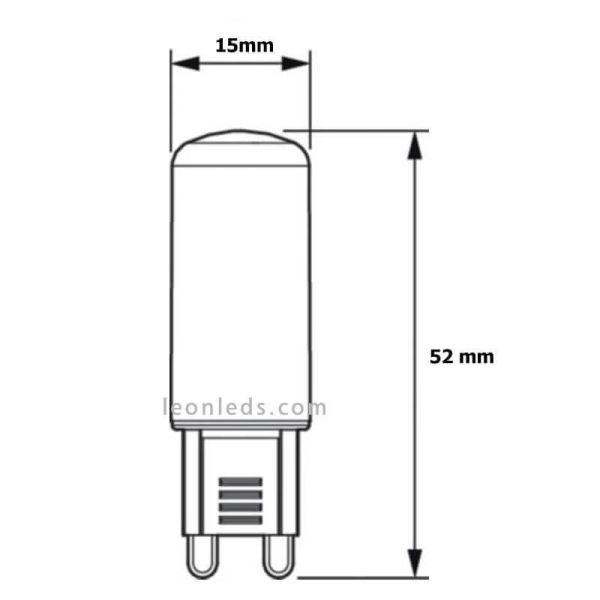 Ampoule LED G9 CorePro capsule Dimmable 2.6W-25W Philips | LeonLeds.com