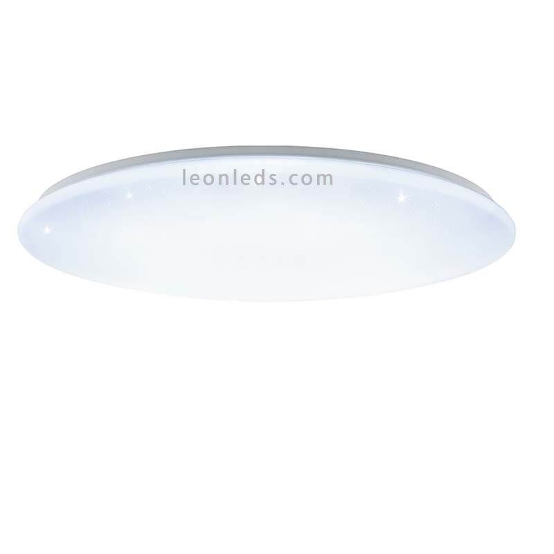 Plafón de techo LED redondo Girona 48W de Trio con mando | LeonLeds.com