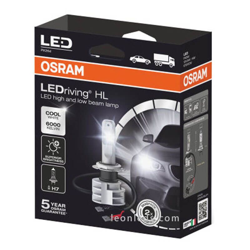 Bombillas LED H7 o H18 Osram HL Bright | LeonLeds.com