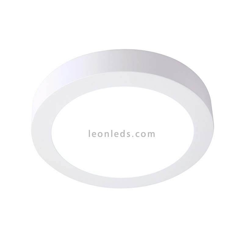 Plafón LED cuadrado blanco para baño IP44 24W Canadian de Sulion ...