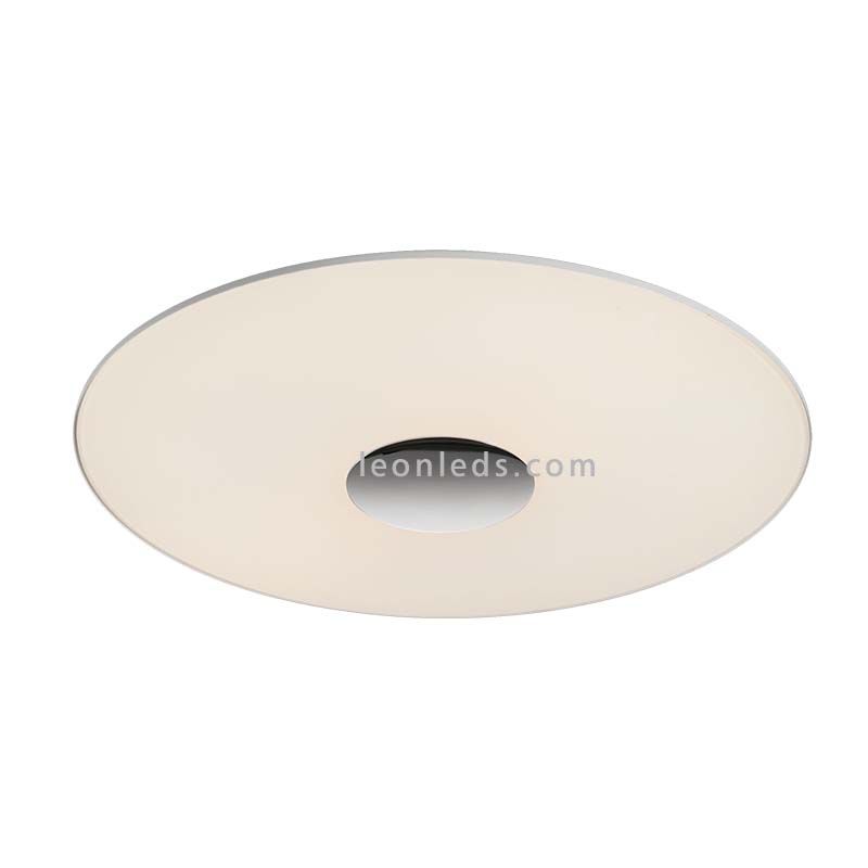 Plafón de techo LED blanco de cristal Vetro de Leds C4 de Mantra | LeonLeds