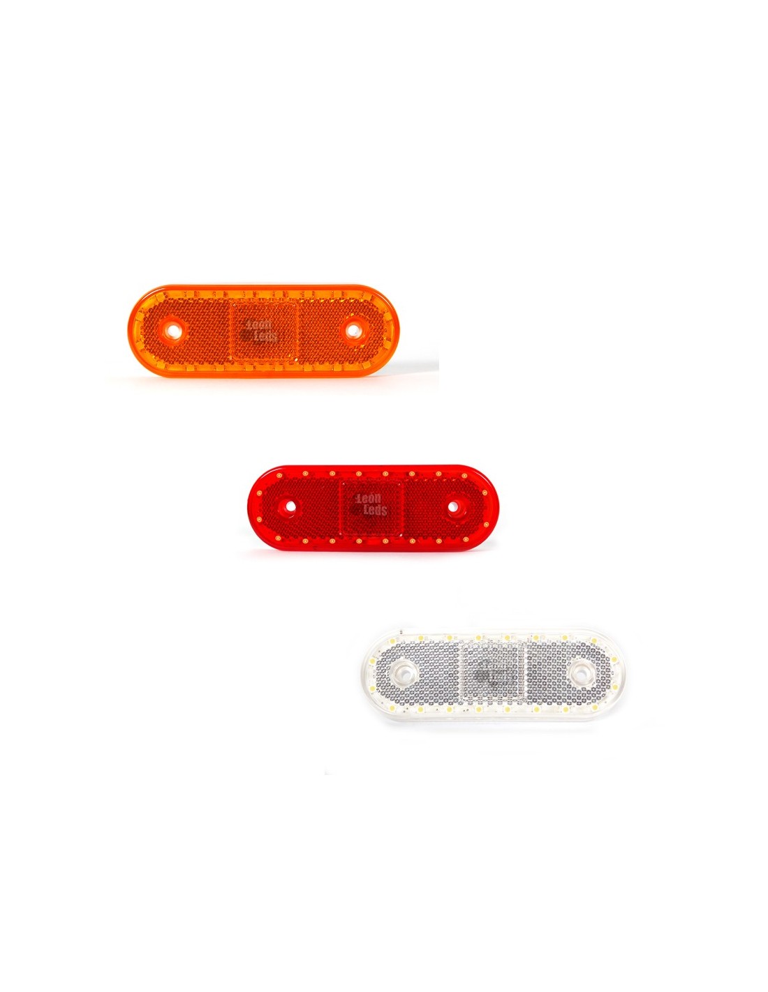 Piloto LED lateral blanco y rojo Fristom FT-141 LED | LeonLeds.com