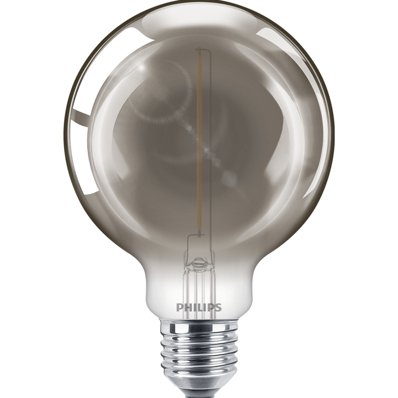 Bombilla LED Globo E27 regulable Philips G93 Smoky | LeonLeds.com