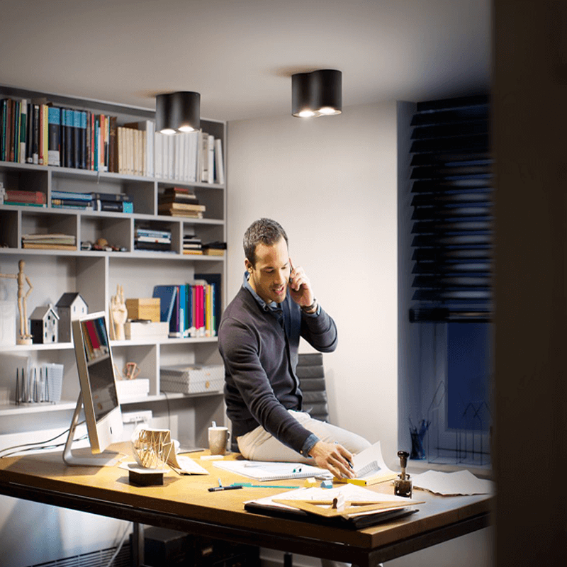 Philips Hue Smart Pillar Hue Ambiance Refletor LED duplo | LeonLeds.com