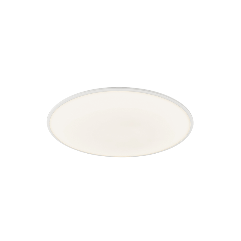 Plafon Slim redondo branco LED de 24W e 37cm by Mantra | leonleds