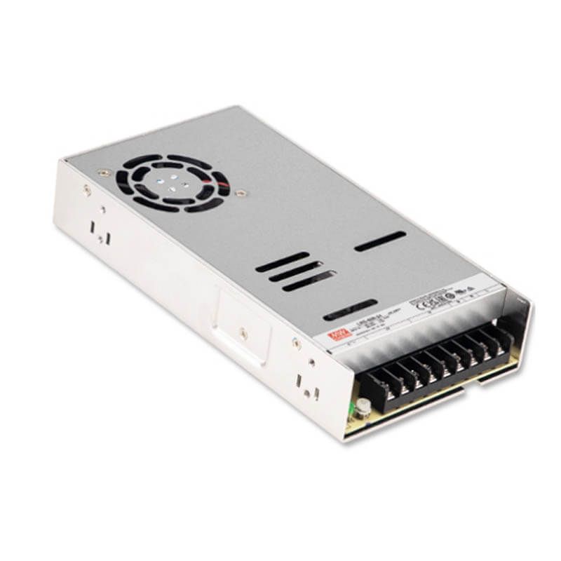 Fuente de Alimentación potente 600W para 24V LRS-600 Mean Well | LeonLeds.com