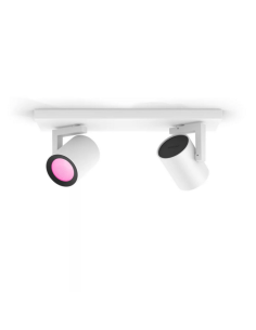 Kit Perifo pared blanco 3 focos Hue White Color Ambiance | LeonLeds