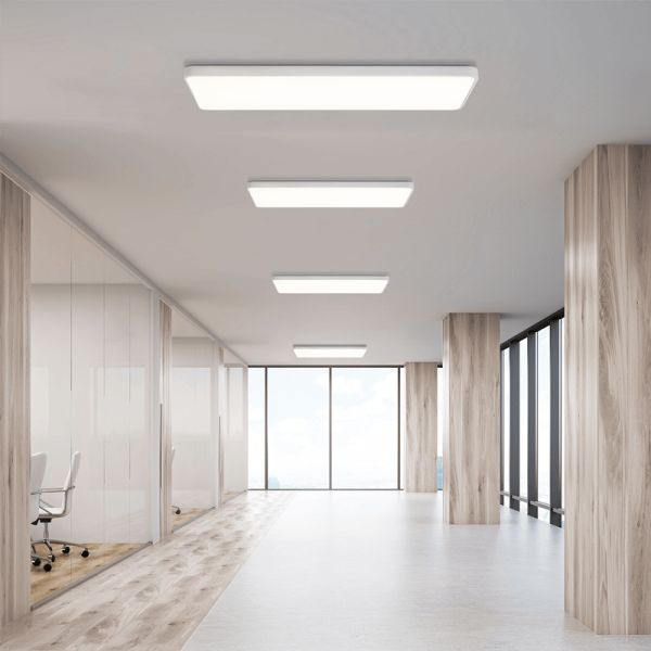 Luminária de teto LED 120cm Turim 55W 3000K ou 4000K | leonleds