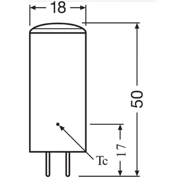Lâmpada LED LedVance GY6.35 de desempenho 4W | LeonLeds. com