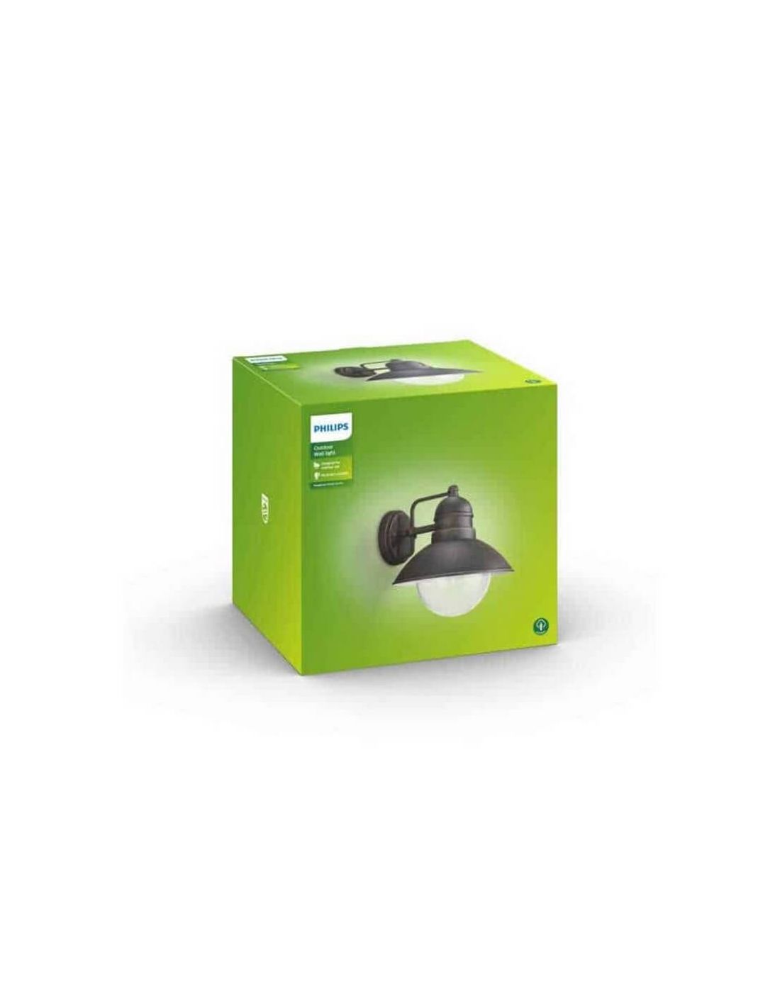 Aplique exterior vintage DAMASCUS color bronce 1x60W IP44 | LeonLeds