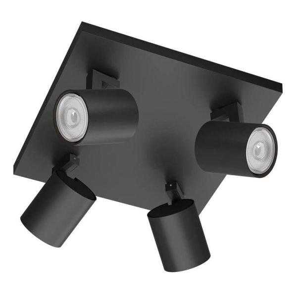 Strip avec 4 spots orientables pour plafond/mur RUNNER | LéonLeds