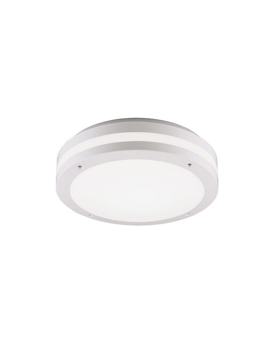 Plafón LED Exterior Redondo Ø30cm PIAVE 11W 1180lm 3000K IP54 Blanco ...