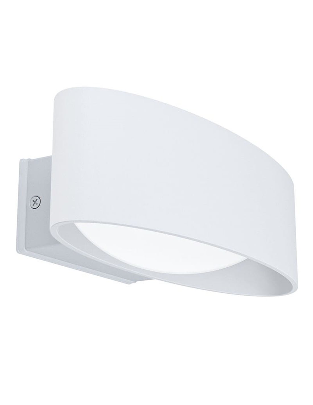 Aplique de Pared Exterior LED CHINOA, Blanco, Aluminio y Acero, 3000K, 1300Lm | LeonLeds