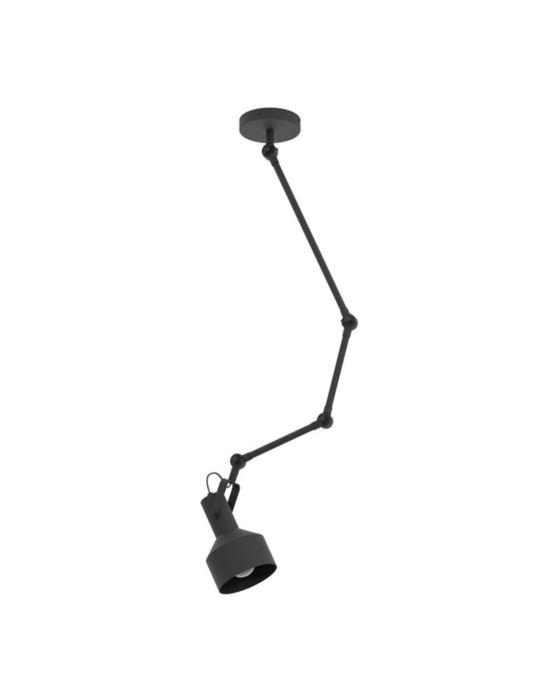 EGLO TAKELEY Plafonnier Ajustable Noir, 1 Tête E27 | LéonLeds